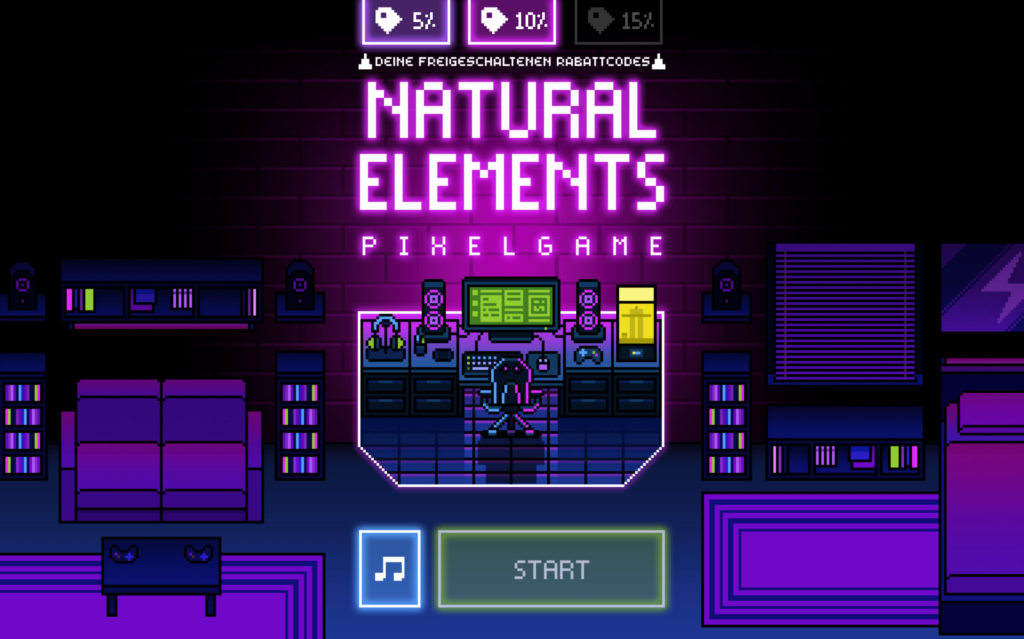 Natural Elements Pixel Game - The Oluk - Pixel Art